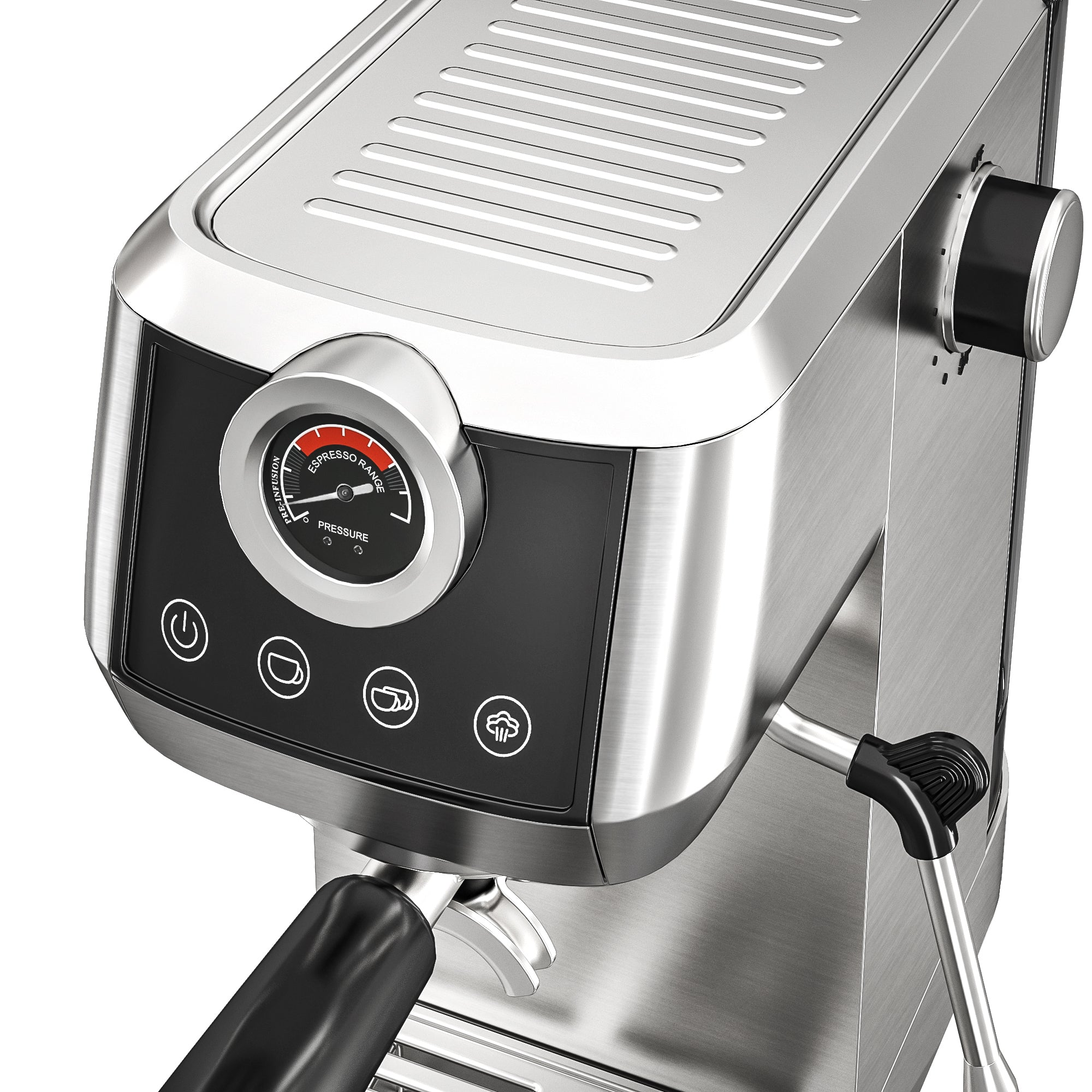 Wirsh 20 Bar Espresso Machine with Plastic Free Portafitler and Steame